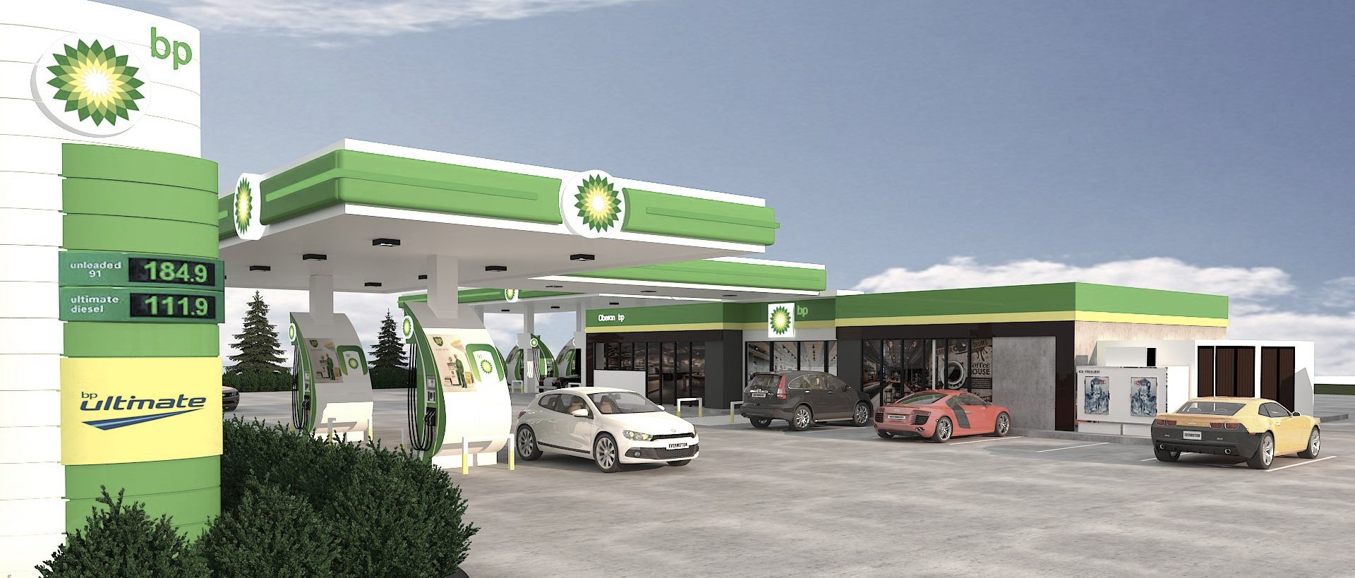 BP Service Station by Art Decoline Design Studio | ArchiPro AU