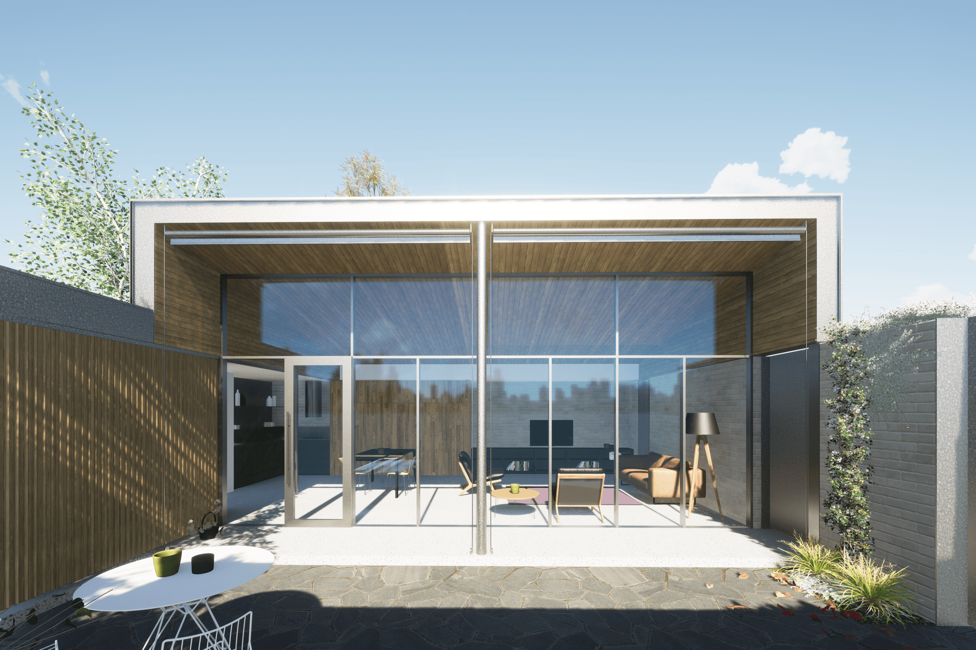 Fitzroy Sunroof House + Unit by Andrew Child Architect | ArchiPro AU
