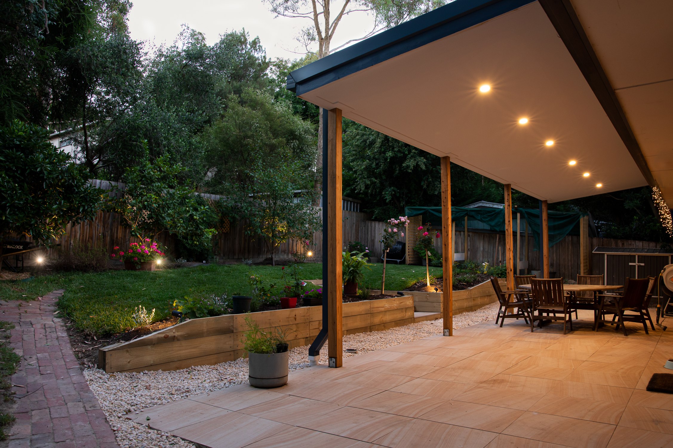 Backyard Verandah - The Barking Axe | ArchiPro AU