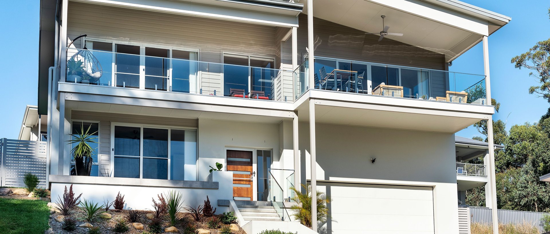 Two Storey Home on steep block by Bakker Design | ArchiPro AU